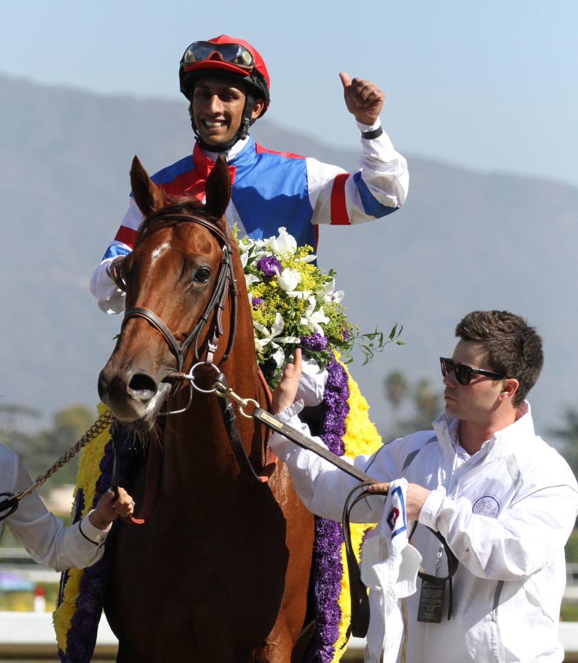 Jockey Rajiv Maragh makes return to saddle; celebrates birth of second ...
