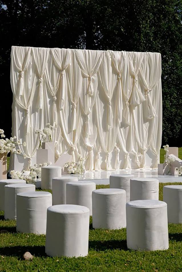 Trend Alert: Draped Fabric — The (Not So) New Wedding Décor Trend ...