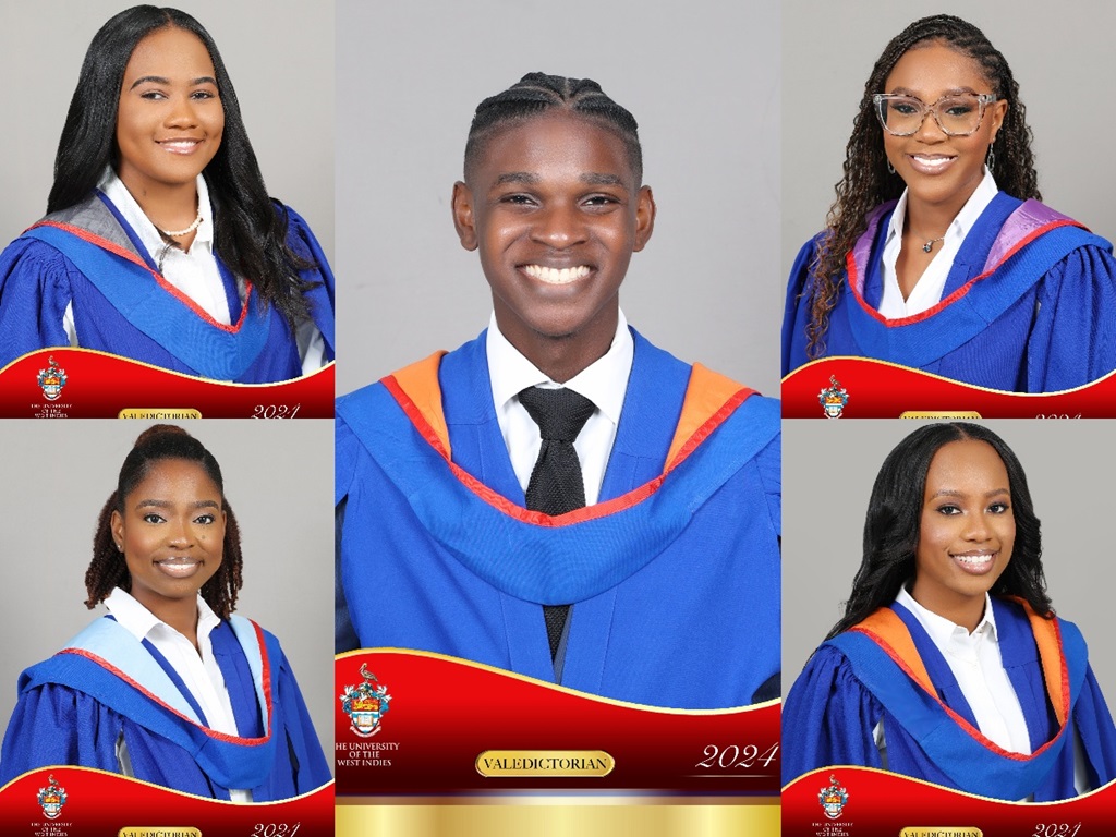 UWI Mona announces 5 valedictorians for graduating Class of 2024 ...