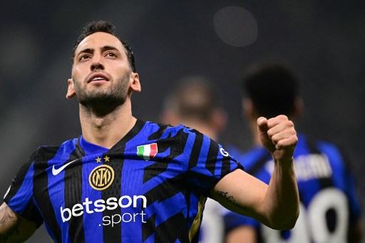 Calhanoglu fires unbeaten Inter to Champions League win over Arsenal ...