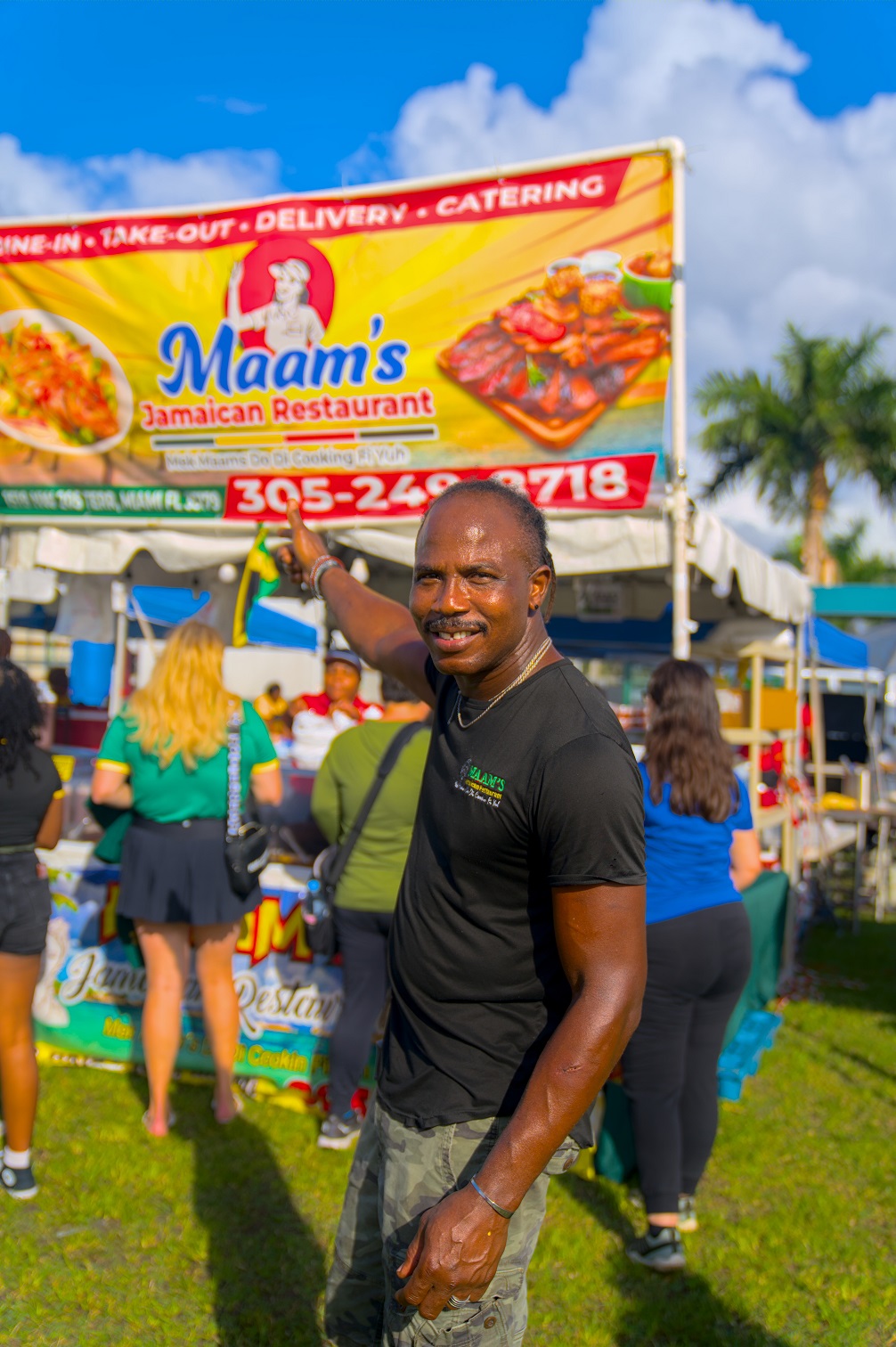 Sponsors, vendors and patrons give props to Grace Jamaican Jerk ...