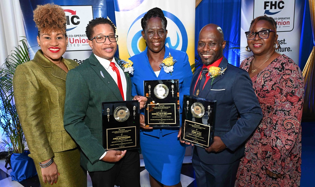 FHC honours three civil servants - Jamaica Observer
