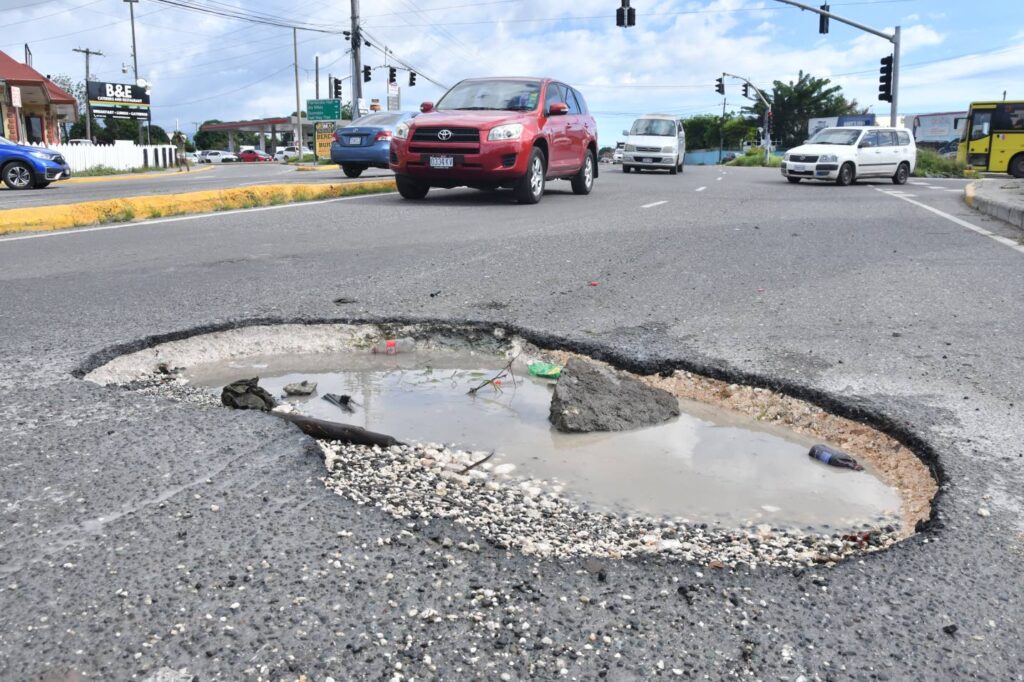 Pothole repair push - Jamaica Observer