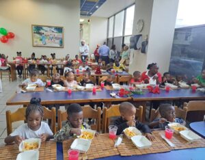 It was a jolly time for students of Higholborn Street Basic School ...