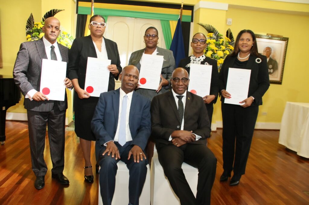 Five judges sworn in to higher office - Jamaica Observer