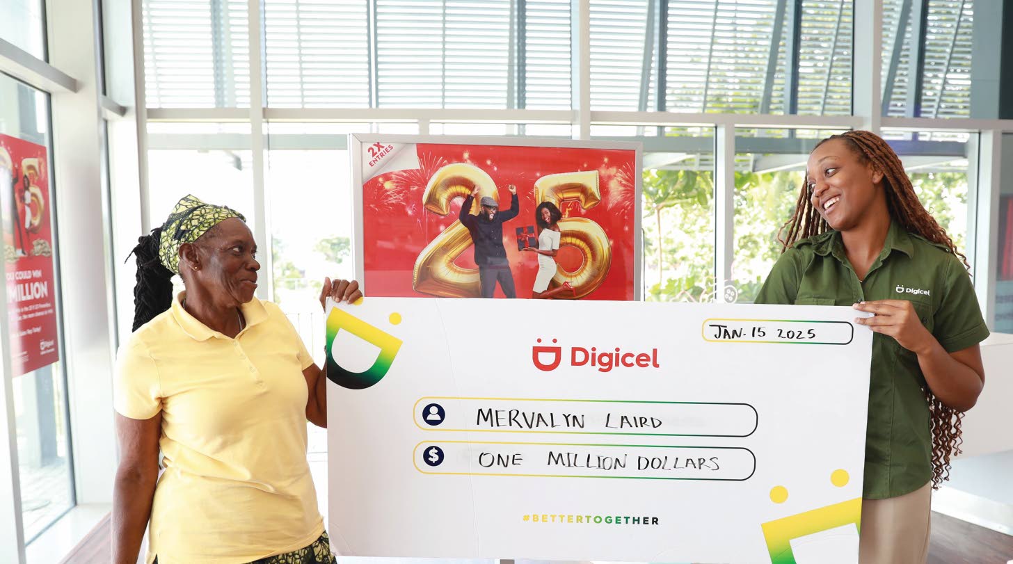 Digicel rewards first millionaires in ‘25 Fi 25’ promotion - Jamaica ...