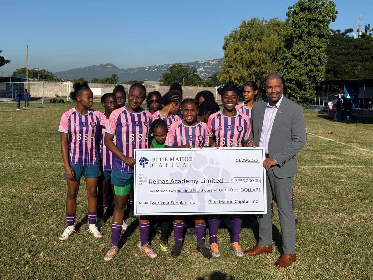 Blue Mahoe Capital boosts all-female football programme with over $2 ...