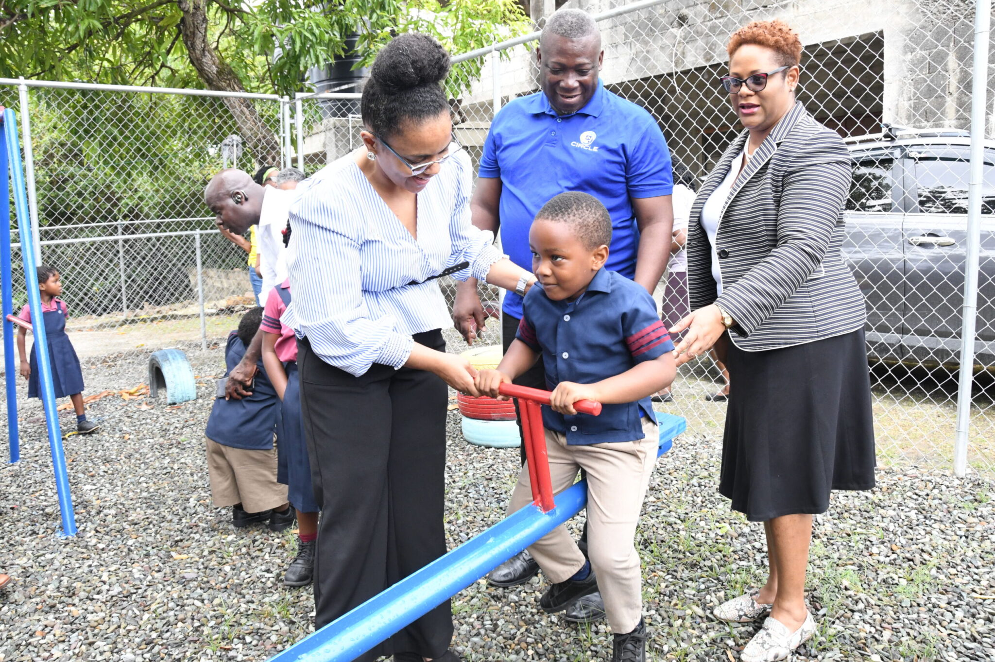Chapel Hill Basic School unveils first-ever playground - Jamaica Observer