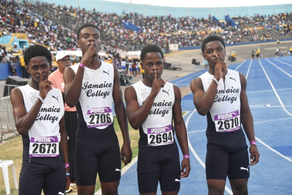 Jamaica College win two of four boys sprint relays at Gibson/McCook - Jamaica Observer