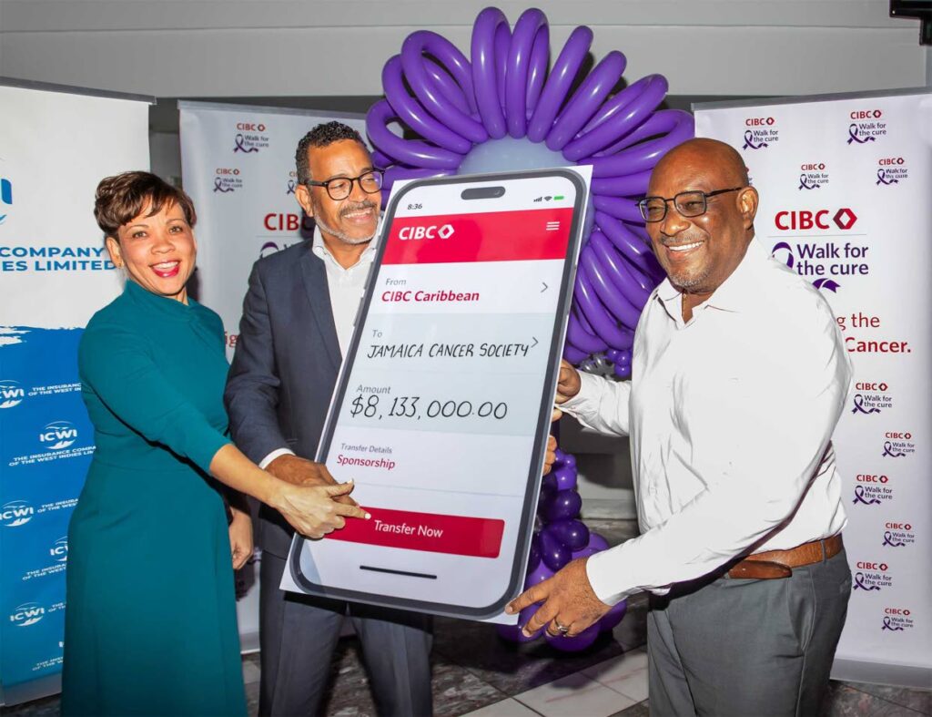CIBC Caribbean donates millions to Jamaica Cancer Society - Jamaica ...