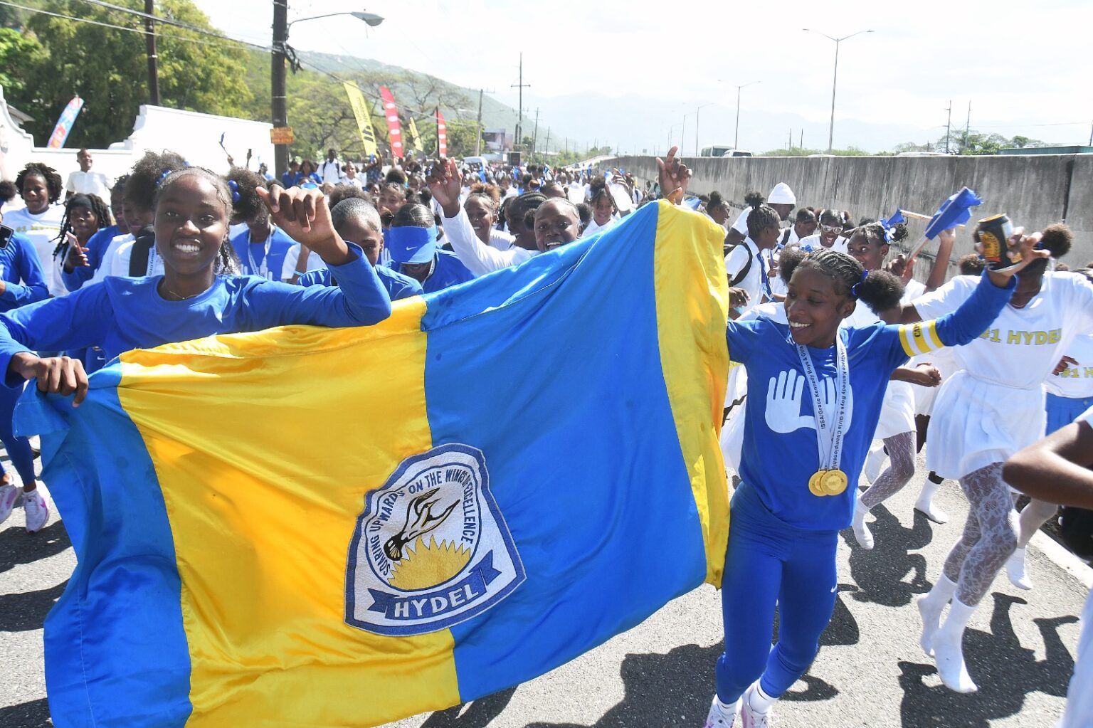 Hydel High celebrate 'Champs' win - Jamaica Observer