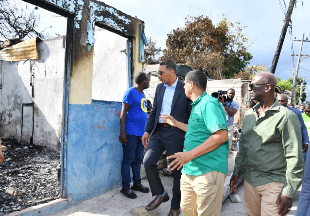 Holness pledges support for Love Lane, Fleet Street and Ladd Lane fire ...