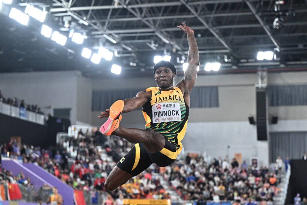 Pinnock ‘grateful’ for World Indoor long jump silver - Jamaica Observer