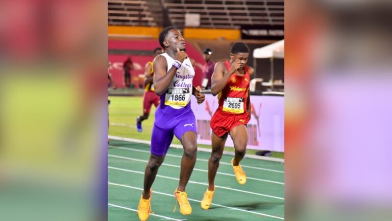 #Champs2025: KC’s Eshanee Porter leads boys’ Class 2 400m hurdles - Jamaica Observer