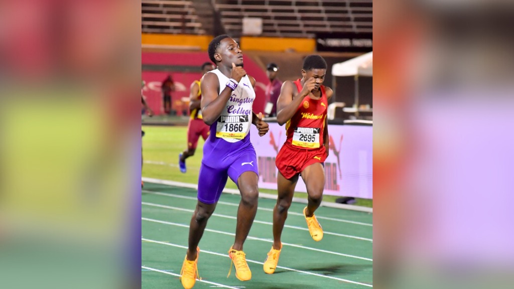 #Champs2025: KC’s Eshanee Porter leads boys’ Class 2 400m hurdles - Jamaica Observer