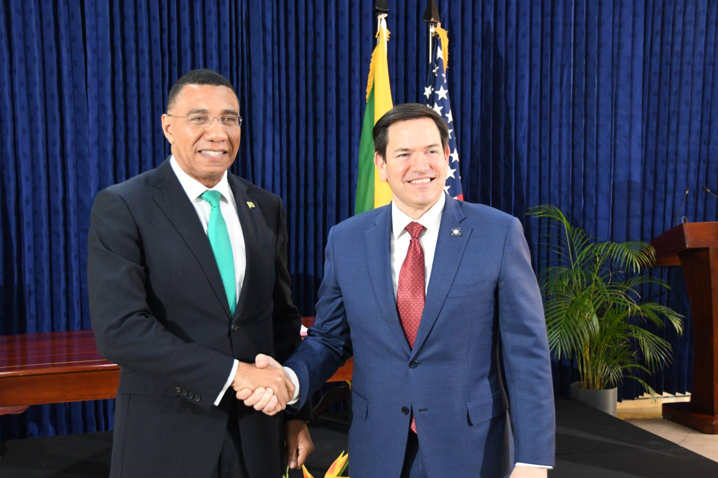 Holness and Rubio discuss hurricane recovery, ‘shared regional ...