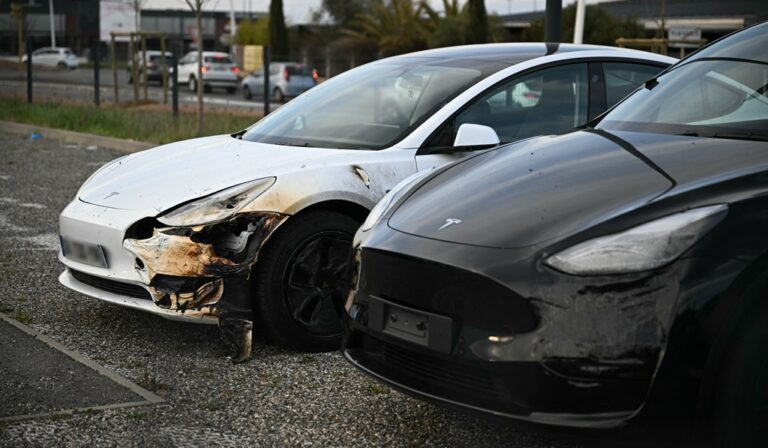 Dozen Teslas torched outside French dealership - authorities - Jamaica ...