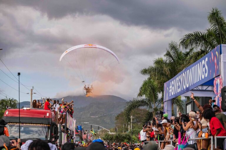 Red Bull lights up Jamaica Carnival with Chilean paraglider - Jamaica ...