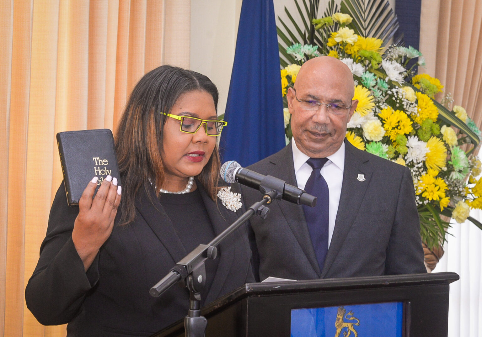 Two members of the judiciary sworn in to serve in higher offices ...