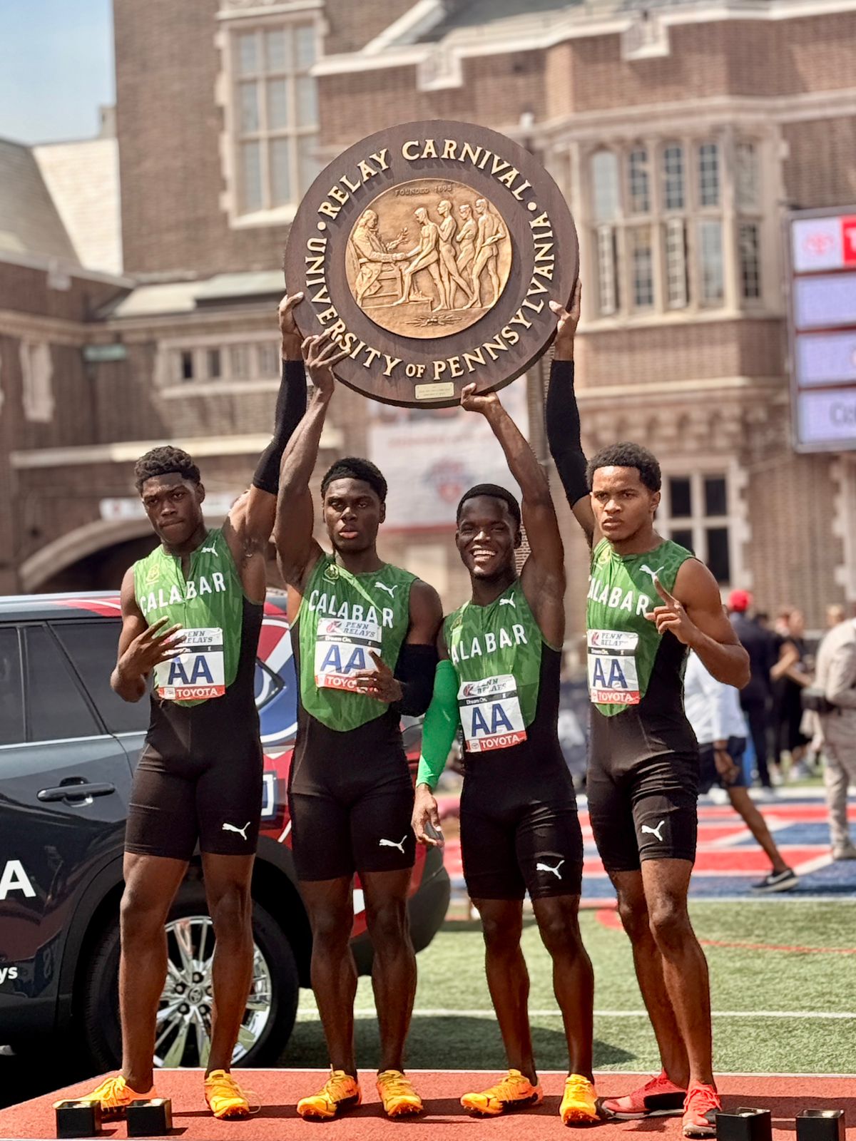 Calabar land 4x100m gold at Penn Relays - Jamaica Observer