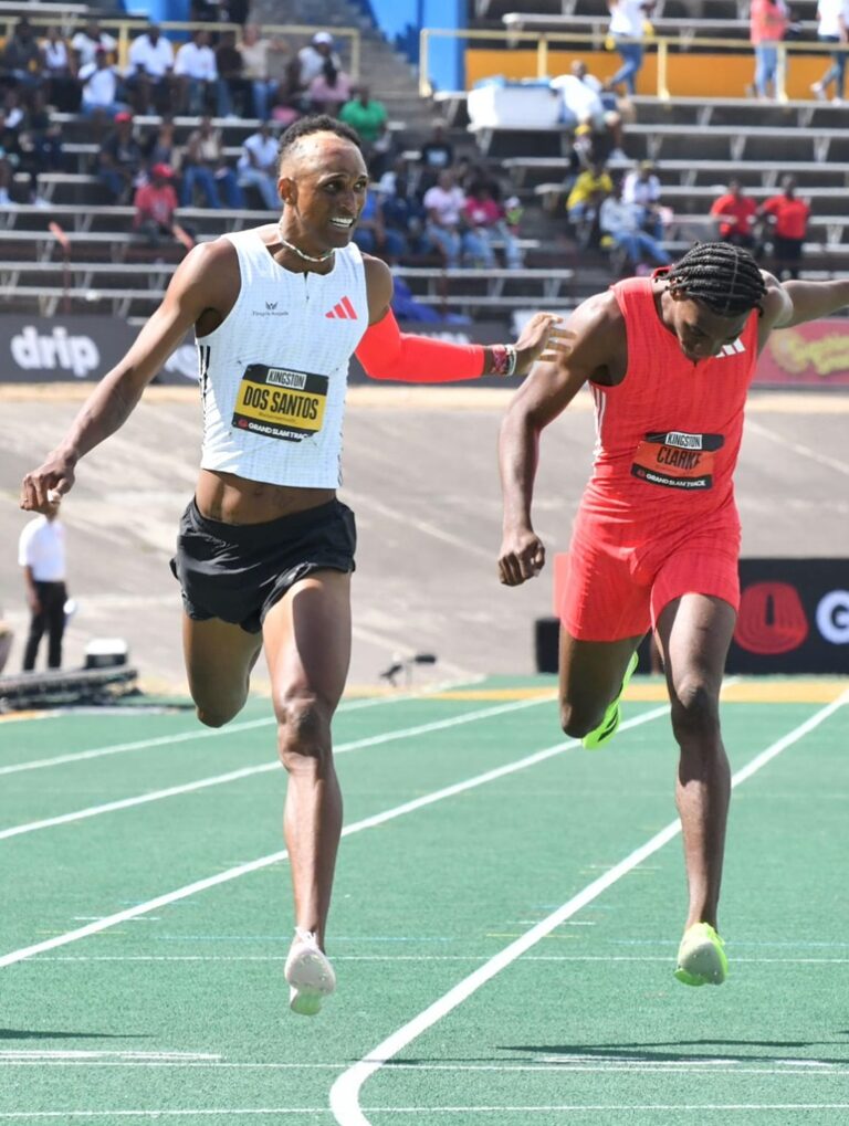 Grand Slam Track: Dos Santos wins Long Hurdles, Clarke second - Jamaica Observer