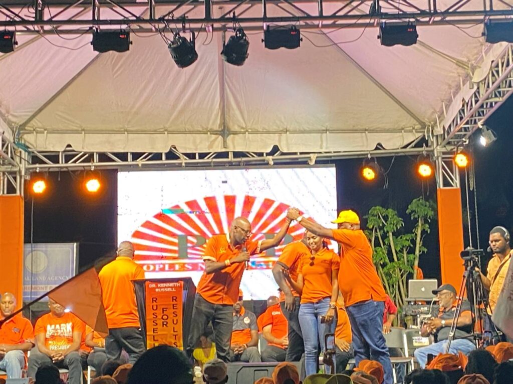 PNP councillors embrace Russell in St Ann South Eastern - Jamaica Observer