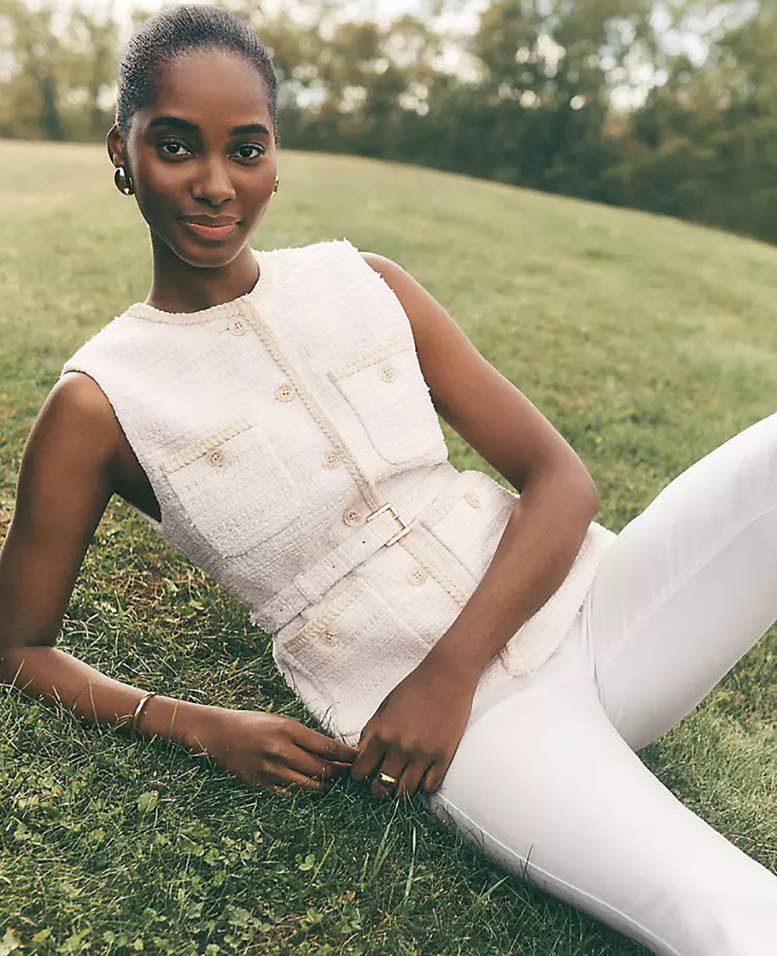 Saint Supermodel Tami Williams Brings Spring in Ann Taylor - Jamaica ...
