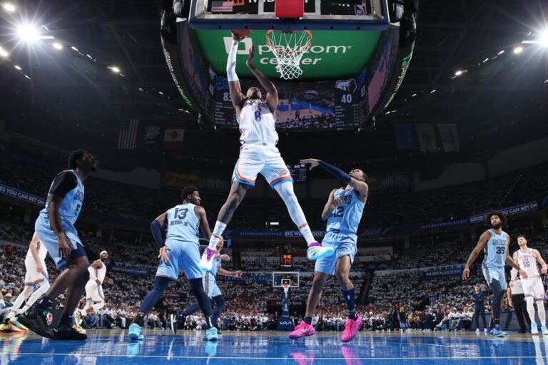 Thunder rumble with record win over Memphis in playoff opener - Jamaica ...