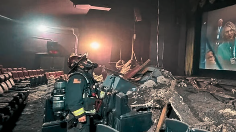 Real life Final Destination moment as theatre roof collapses amid ...