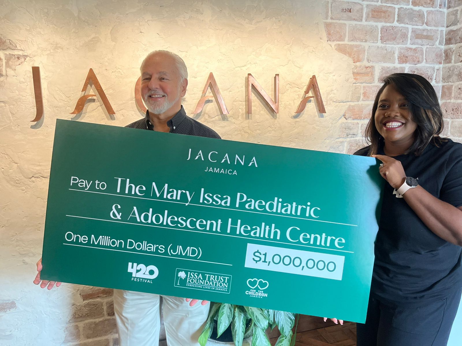 Jacana donates $1m to Issa Trust Foundation to further St Ann health ...