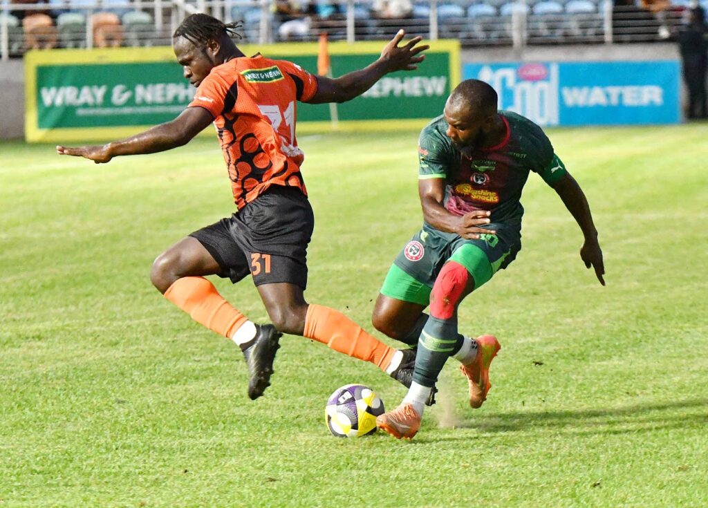 MoBay draw first blood vs Tivoli in JPL play-off - Jamaica Observer