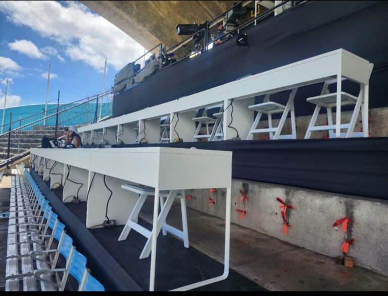 Upgraded media tribune to be re-erected at National Stadium - Jamaica ...