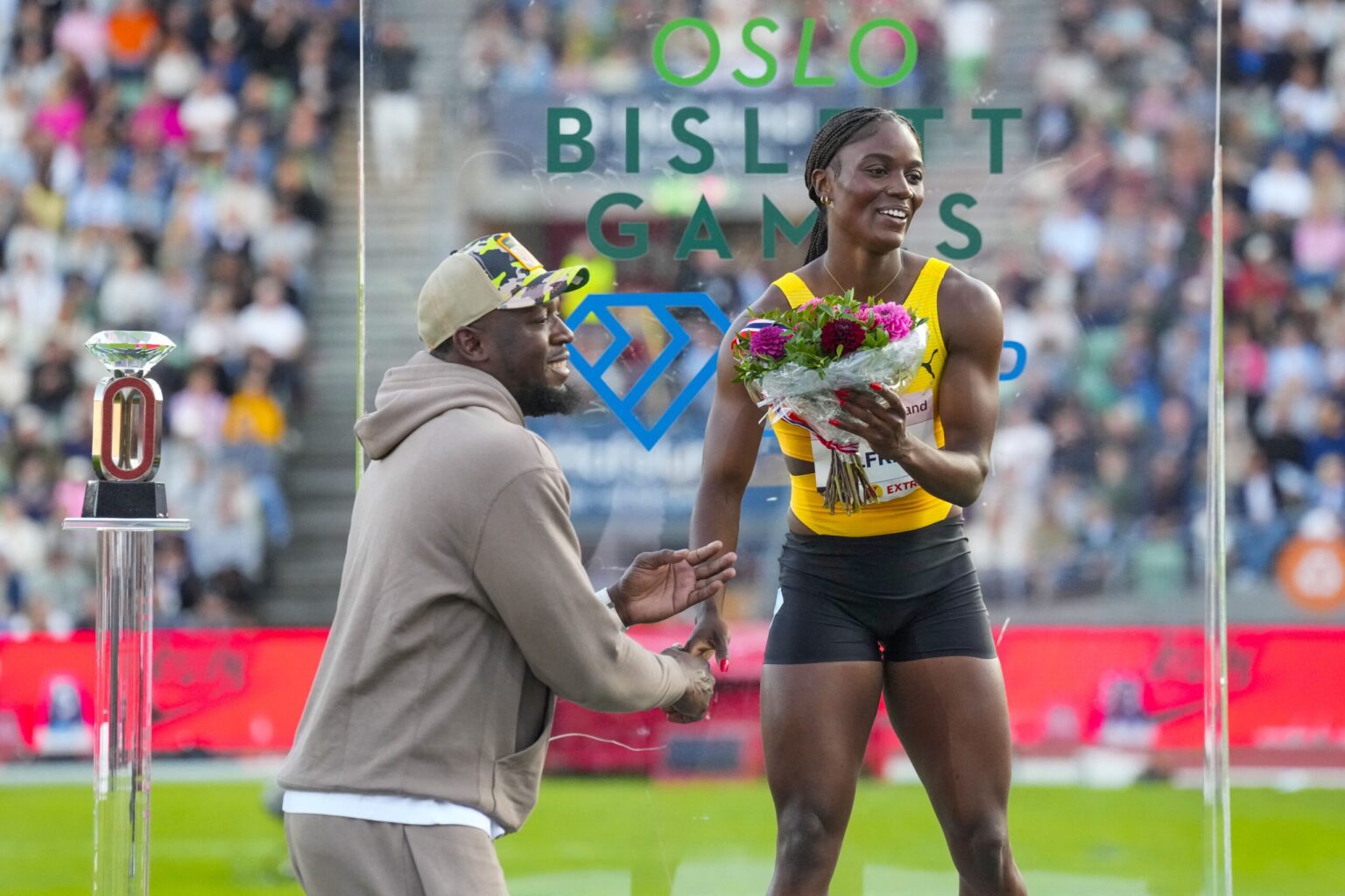 Bolt beams as Alfred, Duplantis and Warholm light up Oslo Diamond League - Jamaica Observer