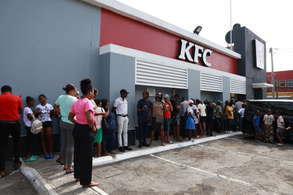 Chicken frenzy: Jamaicans flock KFC locations for 50th anniversary deal ...