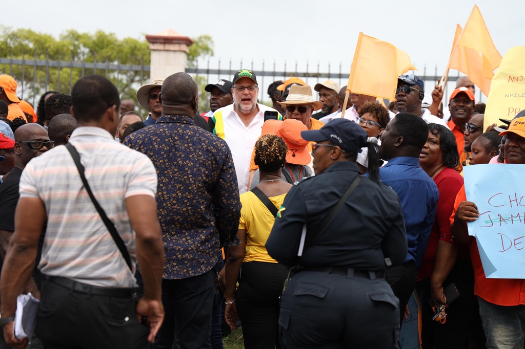 In pictures: PNP protests against Chung's FID appointment, says it ...