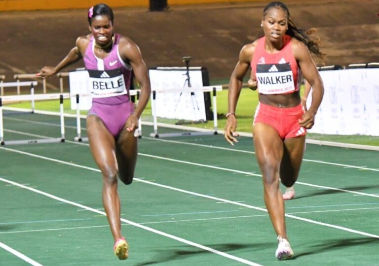 Racers Grand Prix: Barbadian Belle wins women's 400m hurdles - Jamaica Observer