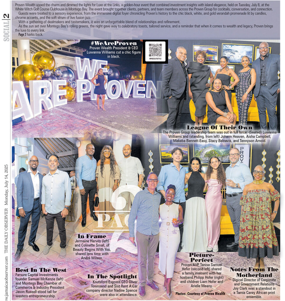 Monday, July 14, 2025 - Jamaica Observer