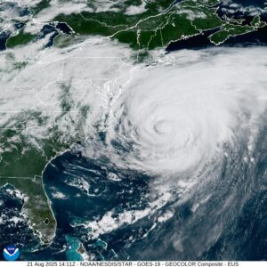 Hurricane Erin brings coastal flooding to N Carolina, Virginia ...