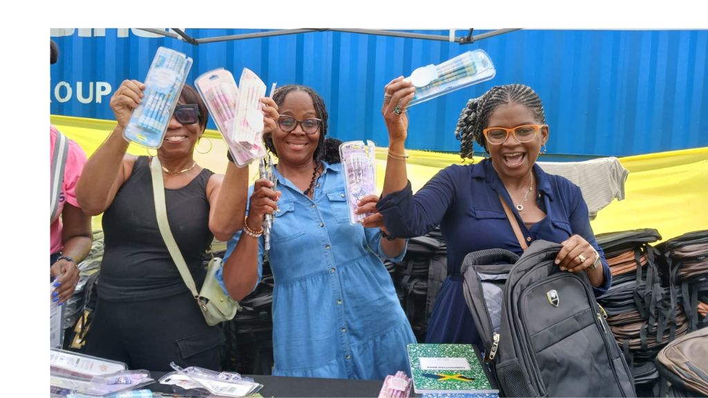Burgerman’s back-to-school fair underway at Devon House - Jamaica Observer