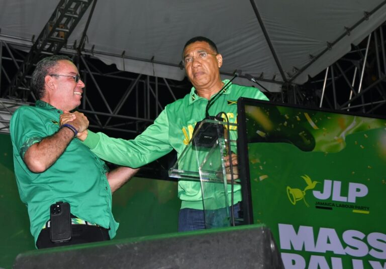 In pictures: Big turnout for JLP rally as PM announces election date ...