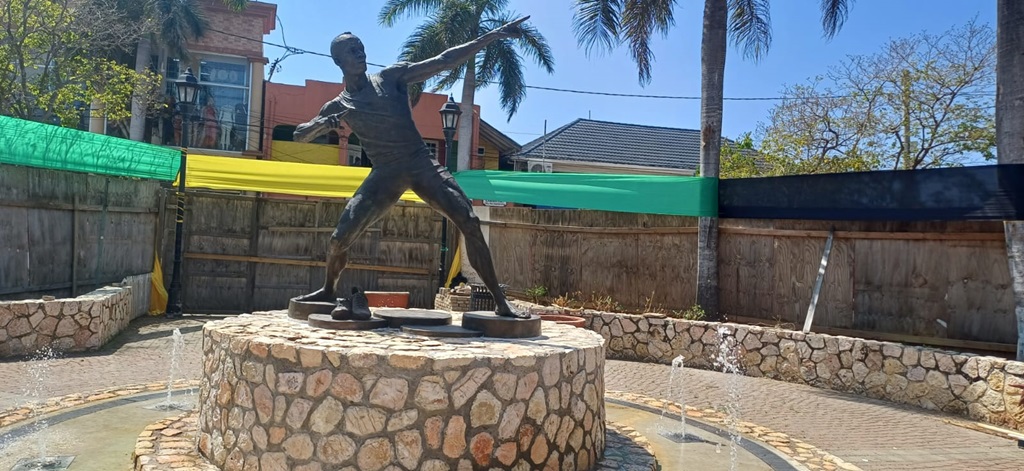Grange pleased with erection of Usain Bolt statue in Falmouth - Jamaica Observer