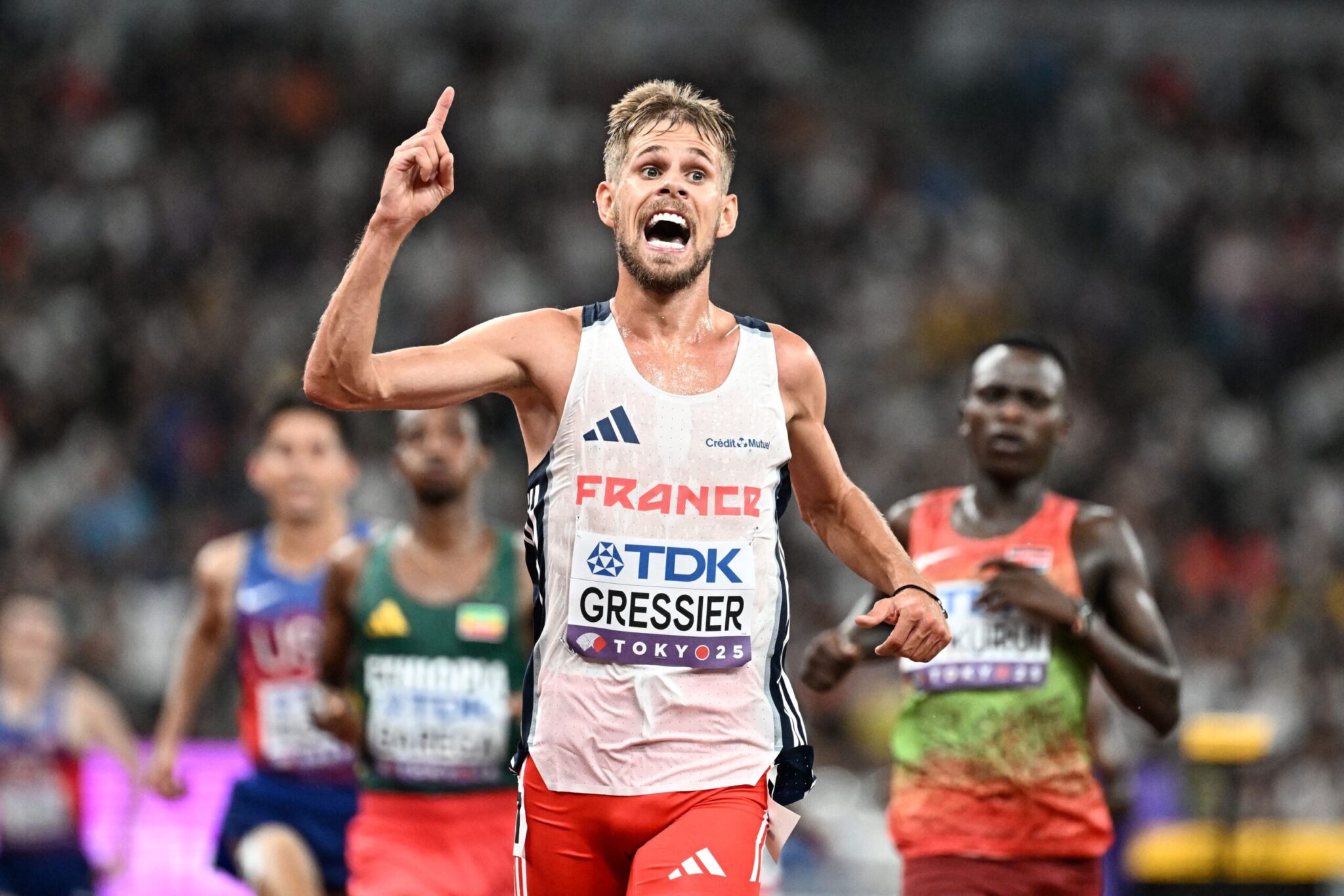 Tokyo 2025: France's Gressier shocks field to win world 10,000m gold ...