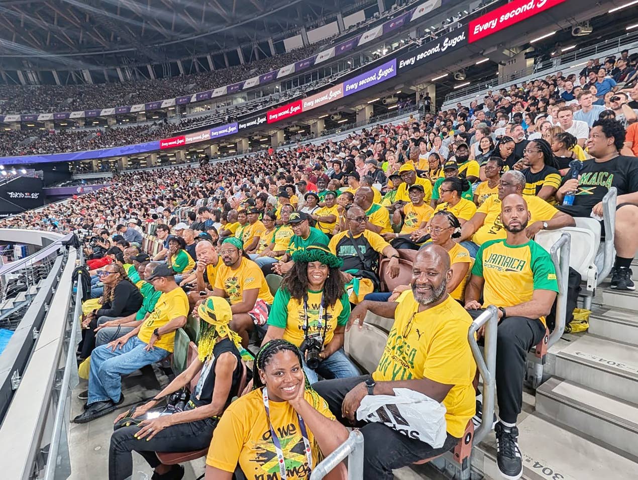 Jamaican fans among shining stars over Tokyo - Jamaica Observer