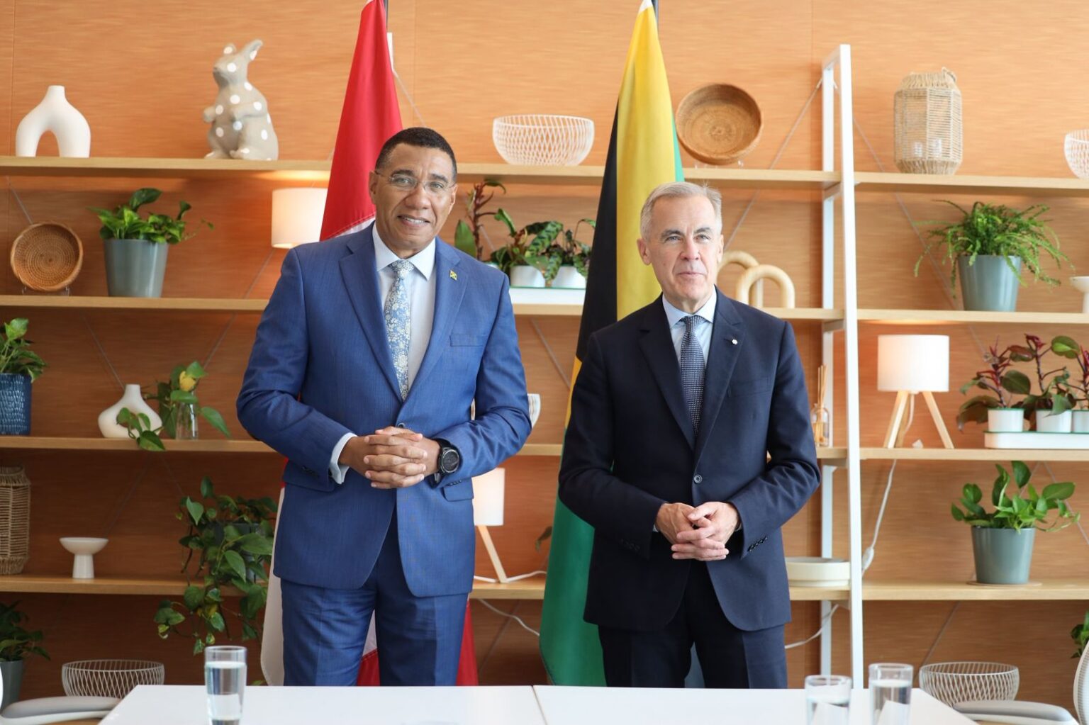 Holness meets with new Canadian PM - Jamaica Observer