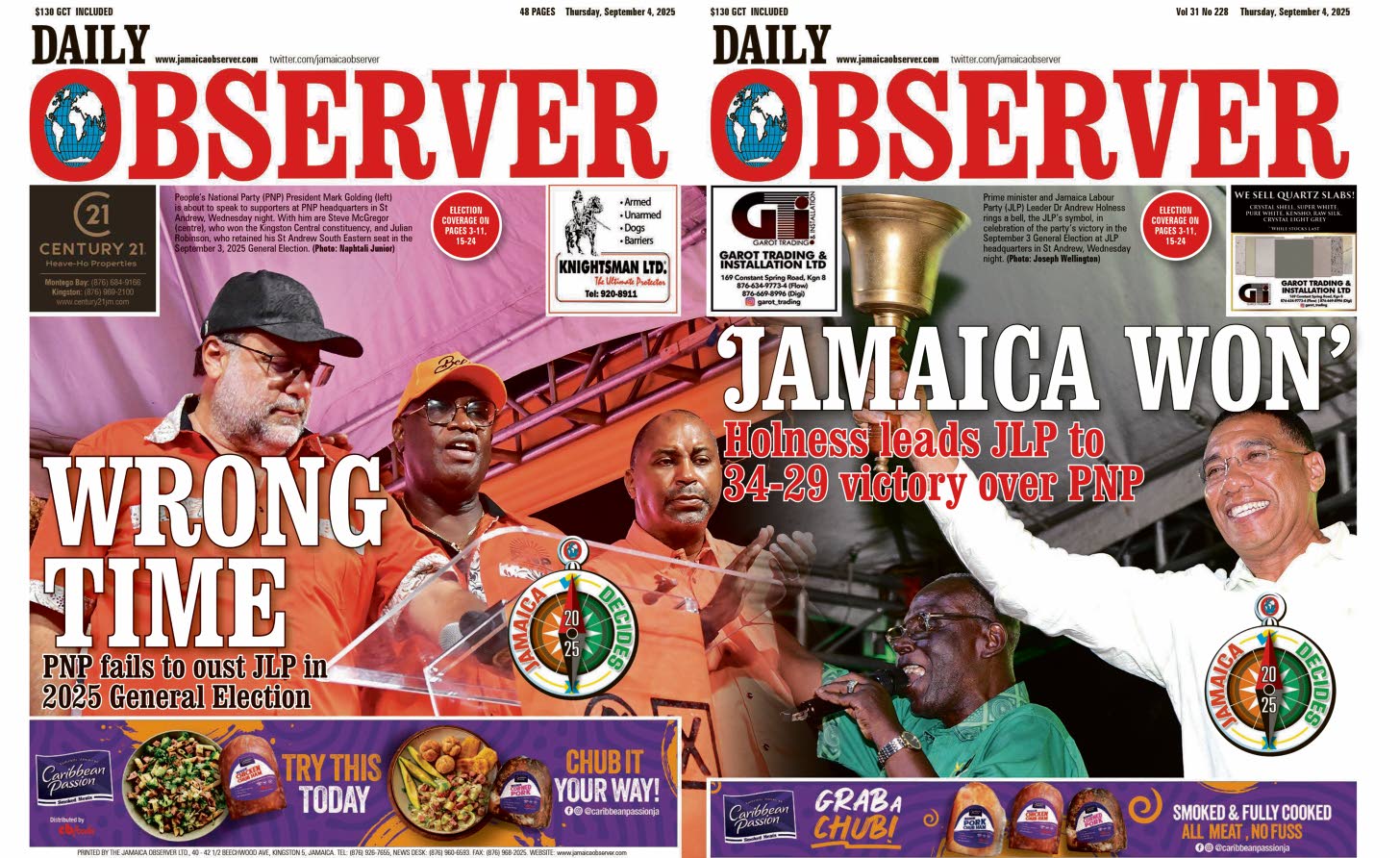 Truth and democracy in Ja’s 2025 election - Jamaica Observer