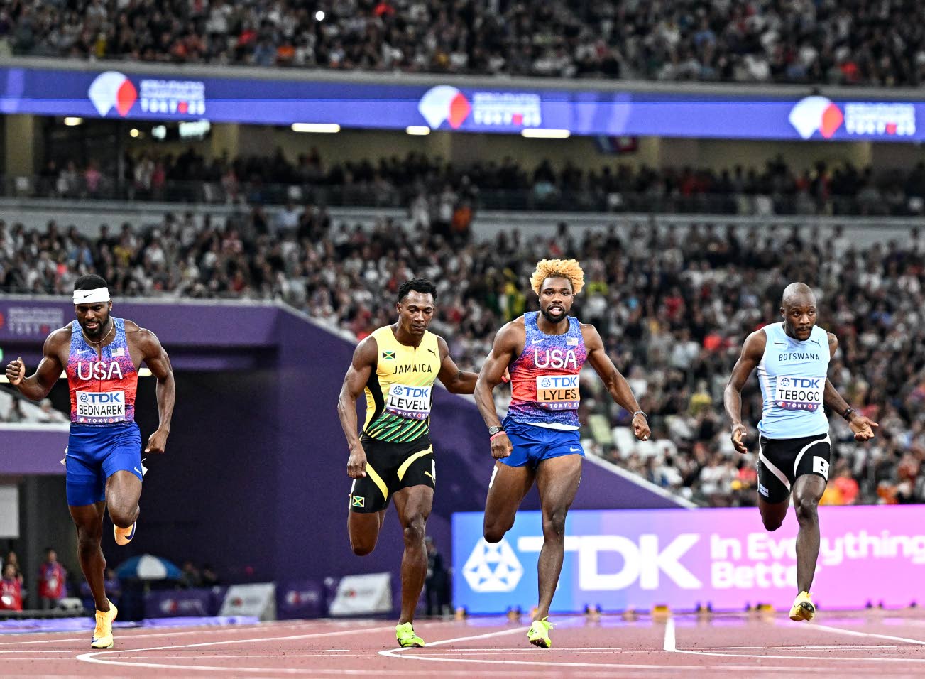 Levell, Jackson proudly deliver ‘best’ to claim 200m bronze - Jamaica Observer