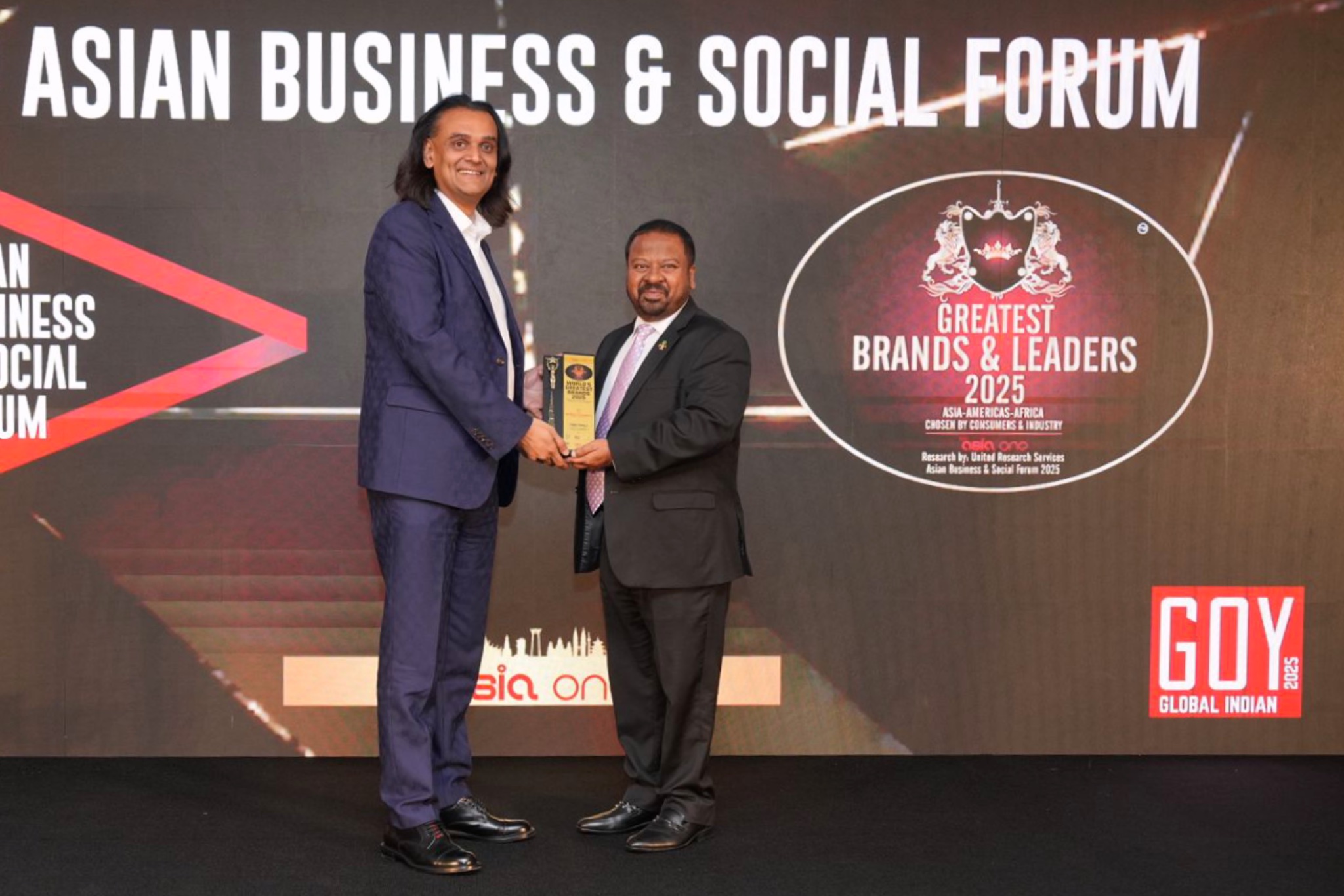 Dushyant Savadia named global leader of the year at AsiaOne event in Dubai - Jamaica Observer