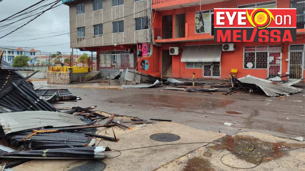 #EyeOnMelissa: Building loses roof as Melissa continues to impact Jamaica - Jamaica Observer