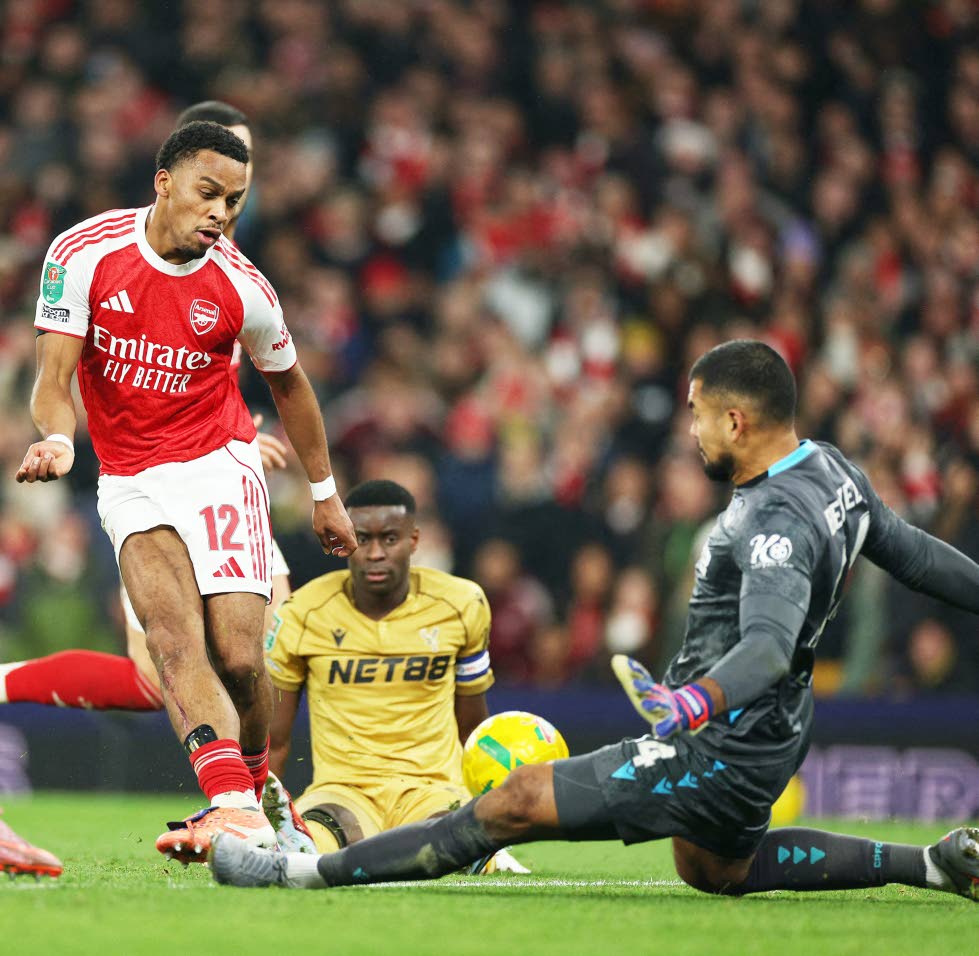 Arsenal reach League Cup semis with shoot-out win over Palace - Jamaica ...