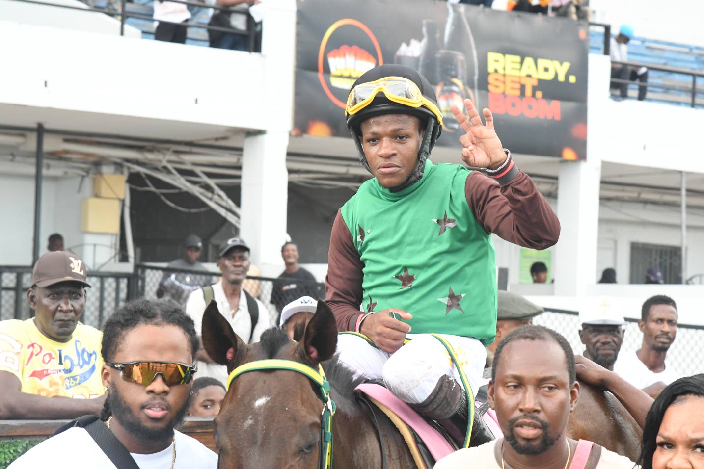 Apprentice rider Jaheim Anderson scores first three-timer - Jamaica ...